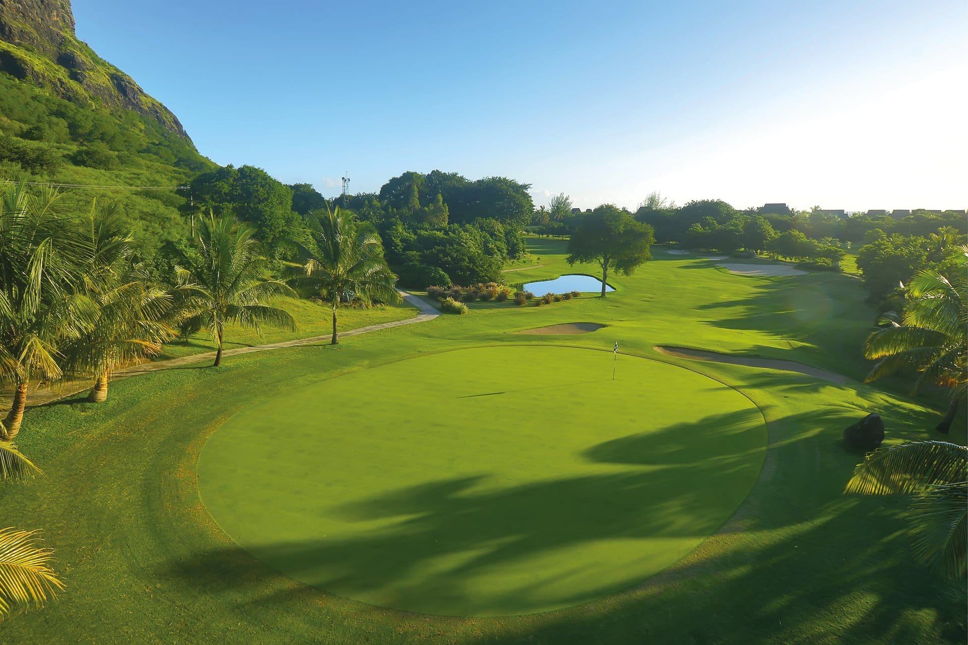 Paradis Golf Club Golfplatz Mauritius | Green Golf